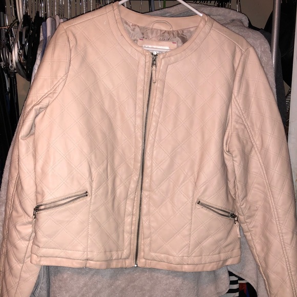 Xhilaration | Jackets & Coats | Xhilaration Baby Pink Faux Leather ...